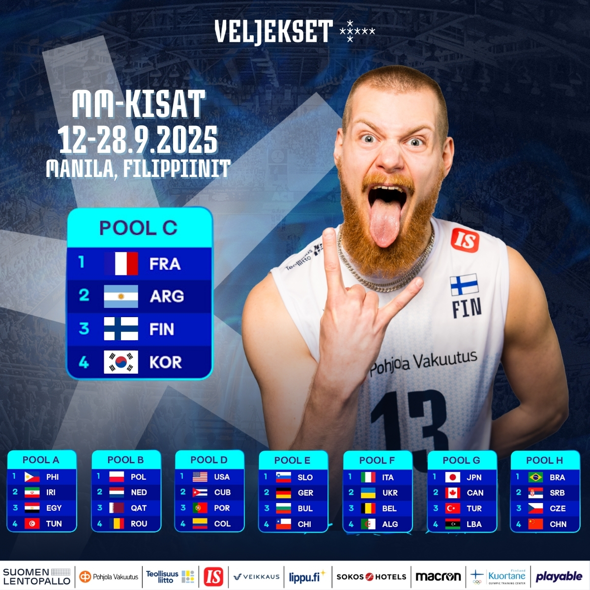 Miesten MM-kisat 2025 - Lentopalloliitto